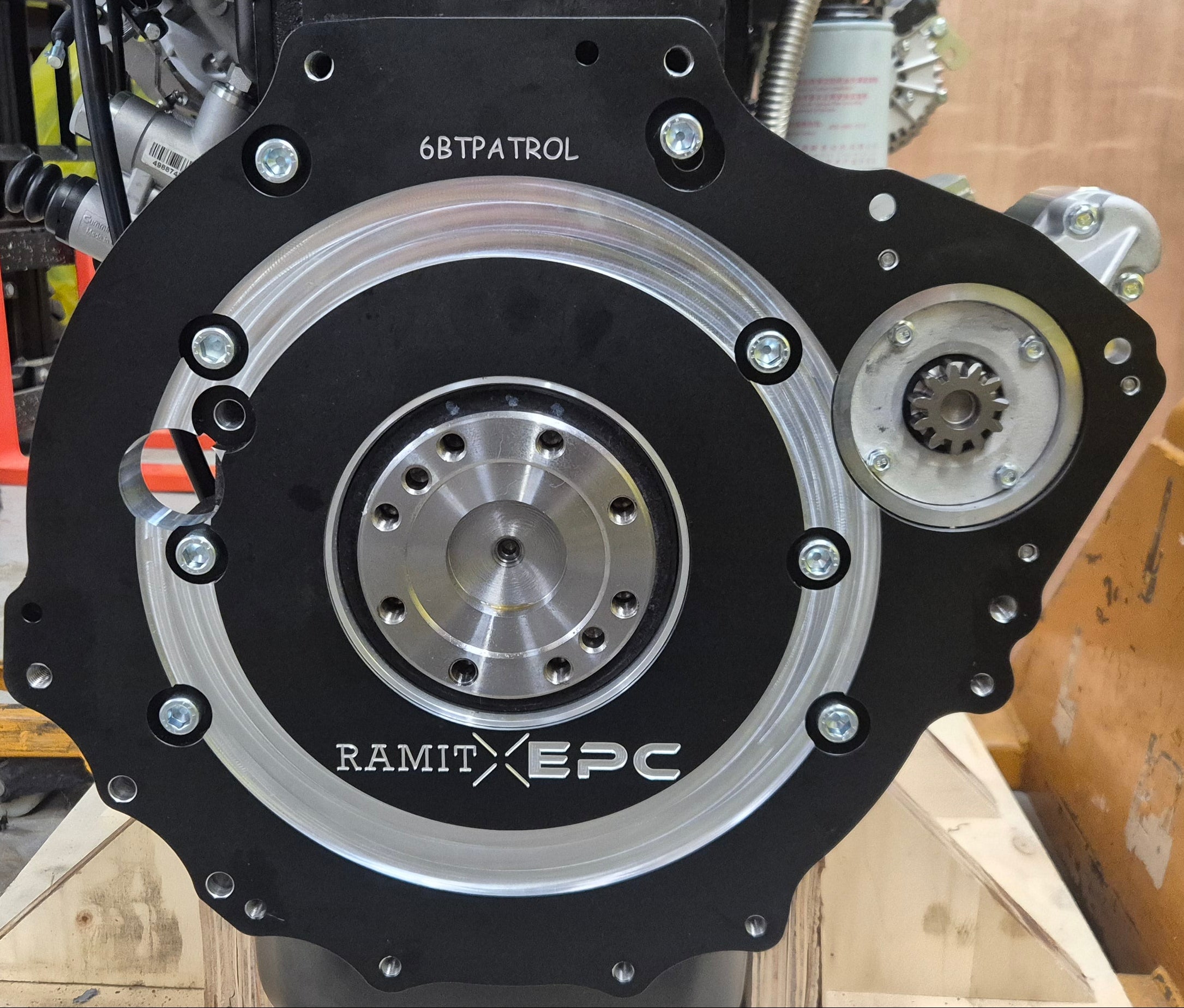 6BT Cummins to RE4 Auto Transmission Adapter – GU/GQ Patrol Swap Kit ...
